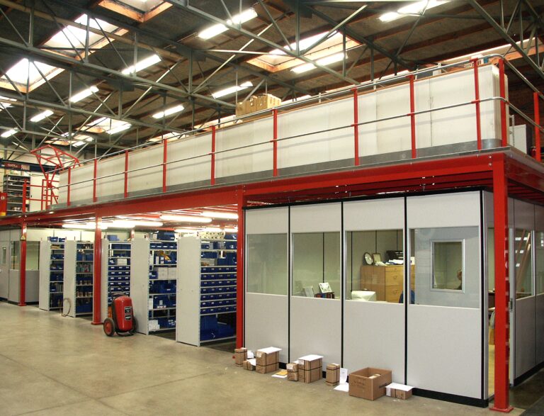 Mezzanine of tussenvloer voor uw magazijn/winkel